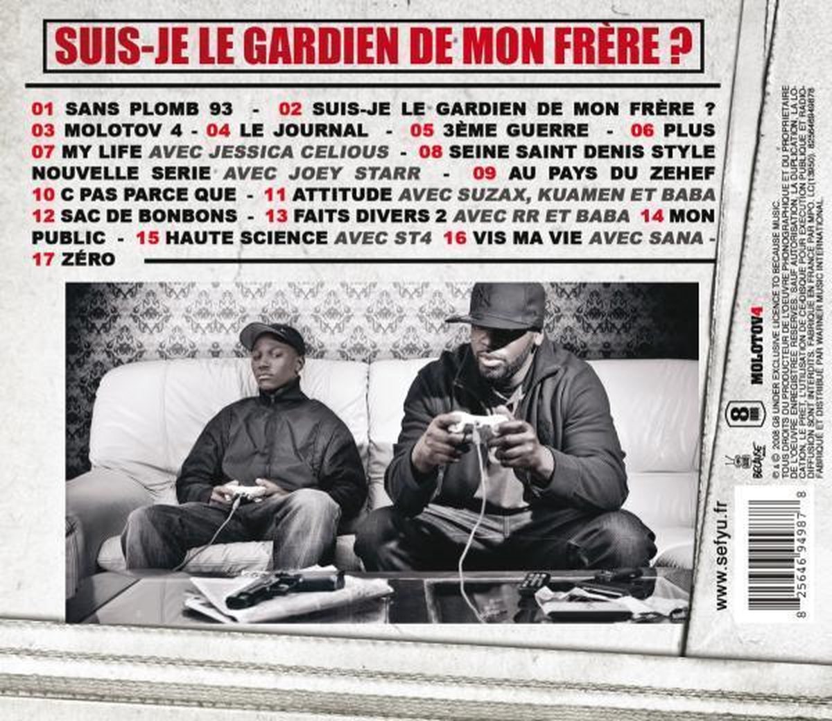 Suis-Je Le Gardien De Mon Frere?, Sefyu | CD (album) | Muziek | bol.com