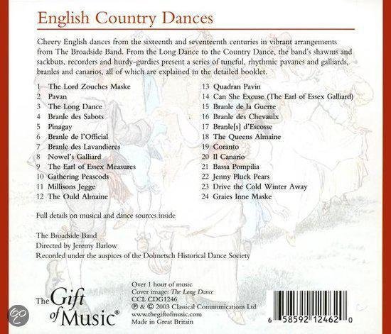 English Country Dances, Broadside Band | CD (album) | Muziek | bol.com