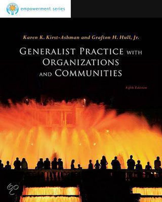 Generalist Practice with Organiz Ations and Communities | 9780840033741 ...