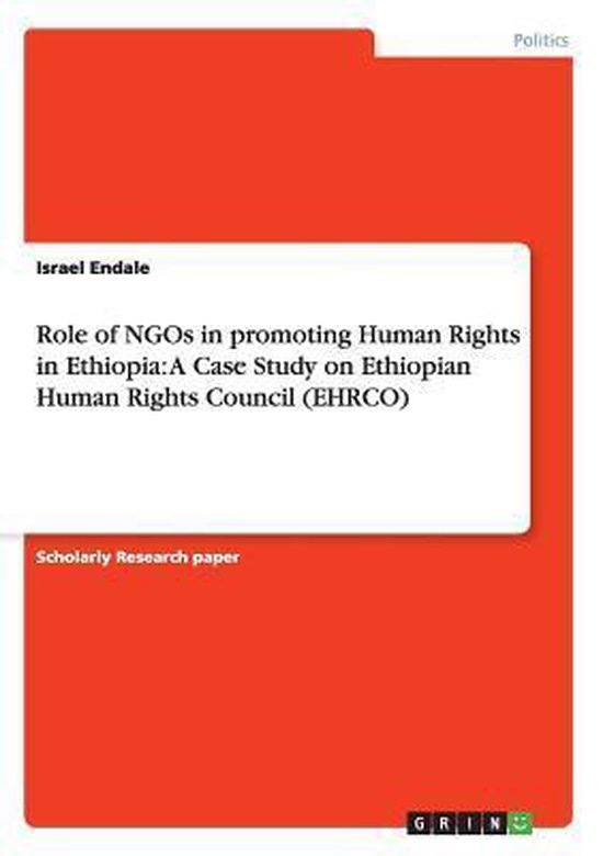 Role Of Ngos In Promoting Human Rights In Ethiopia 9783656948810