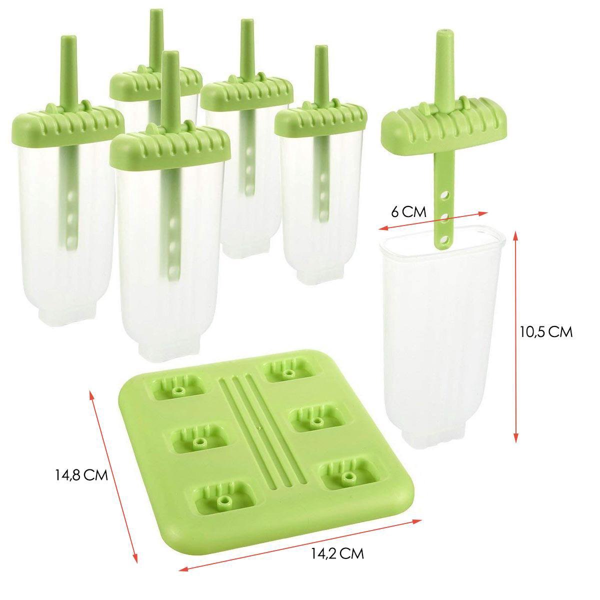 Plastic Waterijs Vormen - Set 6 Stuks | bol.com