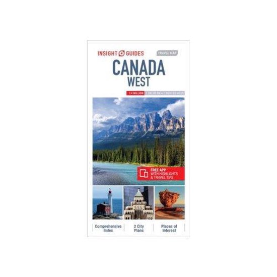 Insight Guides Travel Maps- Insight Guides Travel Map Canada West ...