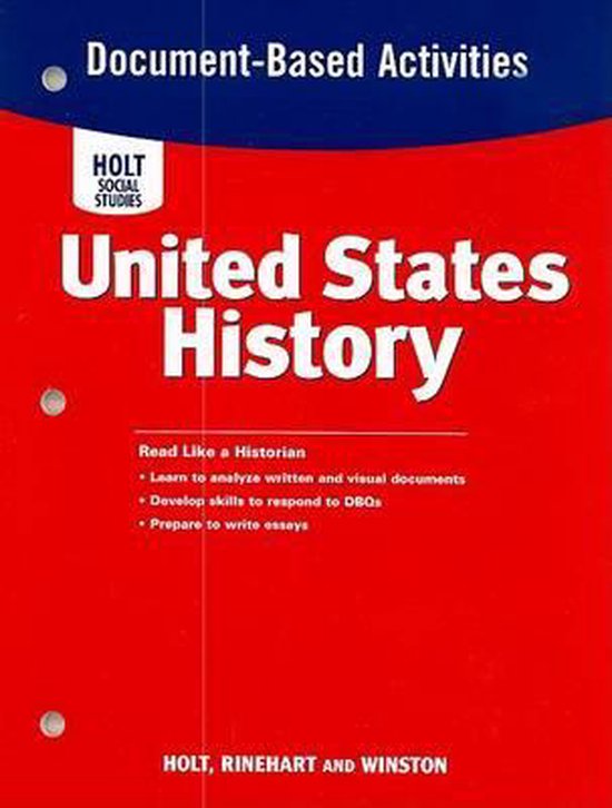 United States History: Document-Based Question Activities ...