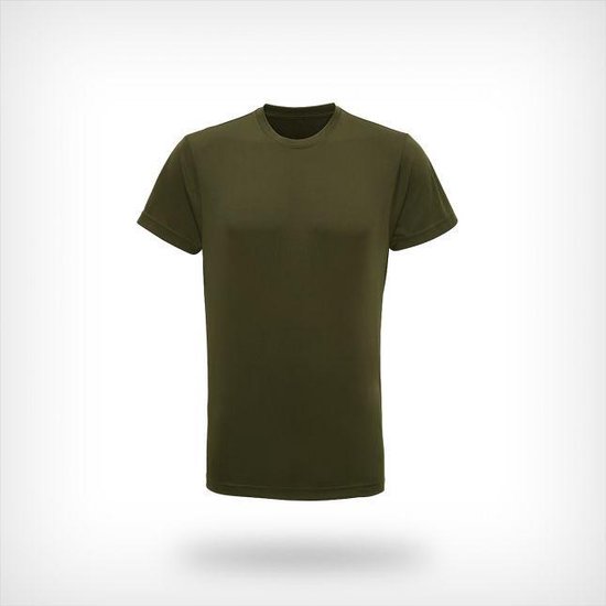 TriDri Men´s Performance T-Shirt TR010 - OLIVE - XL | bol