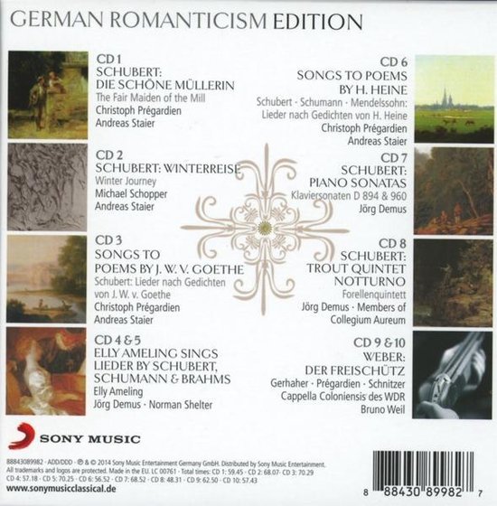 German Romantic Music Edition, Various | CD (album) | Muziek | bol.com