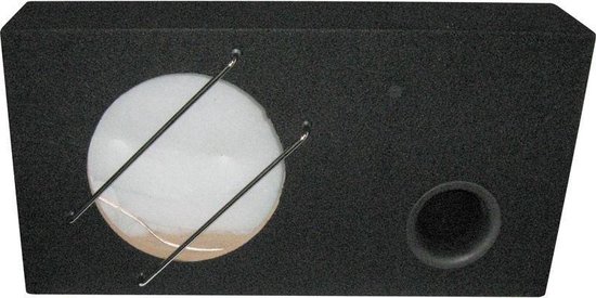 Boschmann Subwooferkist 12'' Ronde Poort 48 Liter Mdf Zwart | bol.com