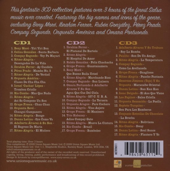 Ultimate Salsa Tin, various artists | CD (album) | Muziek | bol