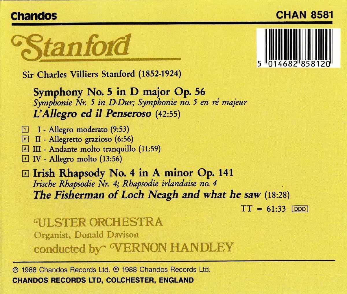 Ulster Orchestra - Symphony No. 5 (CD), Ulster Orchestra | CD (album ...