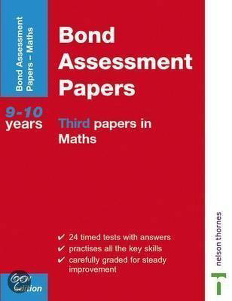 Bond Assesment Papers, J.M. Bond | 9780748761876 | Boeken | bol