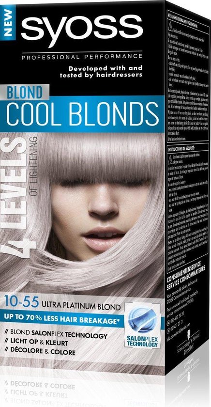 SYOSS Color Blond Cool Blonds 10-55 Ultra Platinum Blond | bol.com