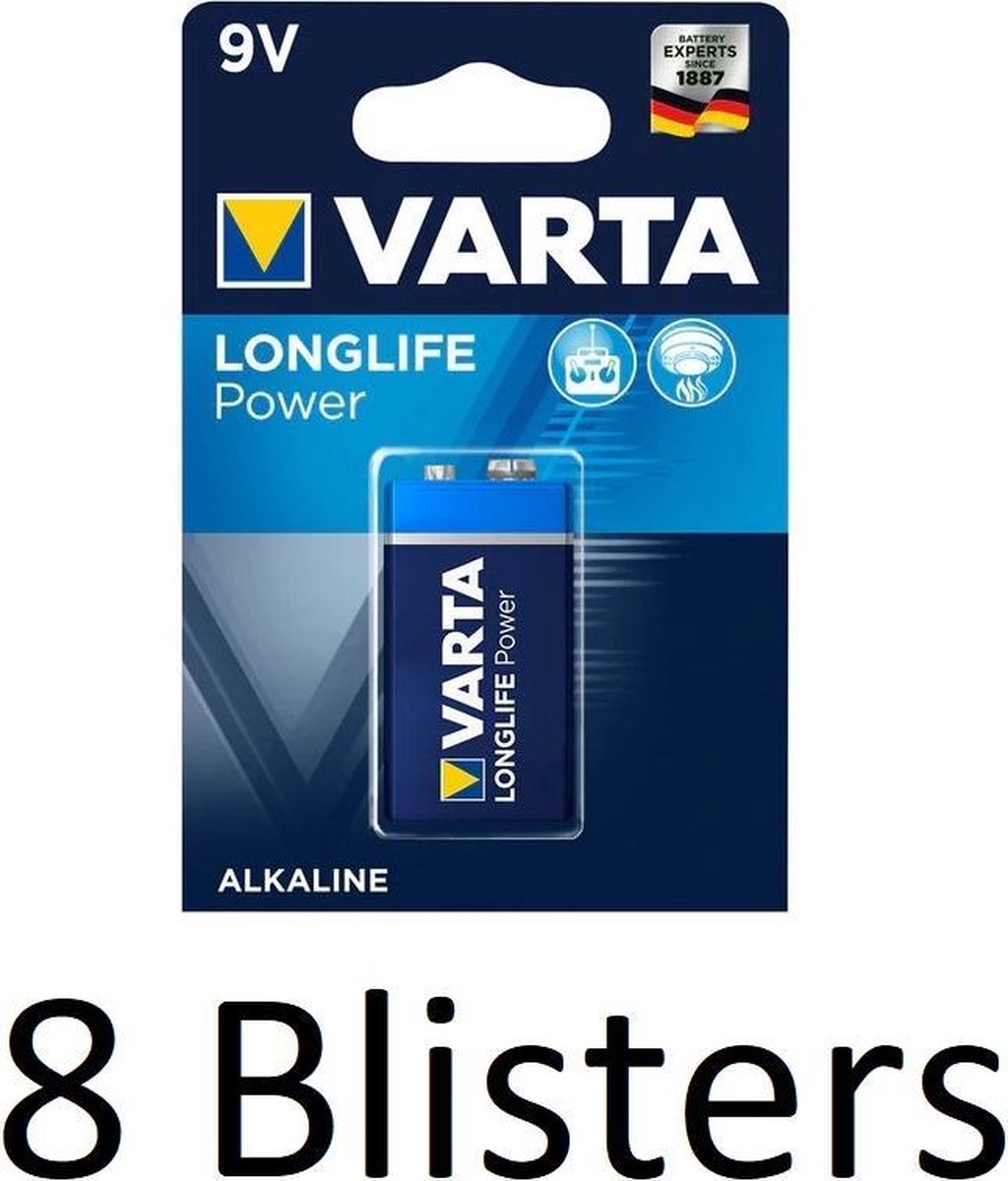 Varta 9v E-Block 8 Stuks | bol.com