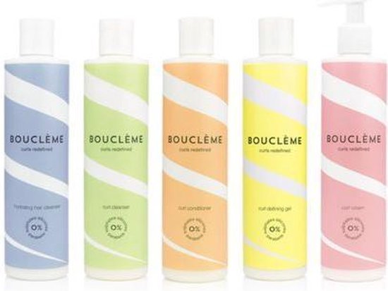 Boucleme Set Curl Cream + Curl Defining Gel + Curl Cleanser + Hydrating ... Boucleme Set Curl Cream + Curl Defining Gel + Curl Cleanser + Hydrating ...