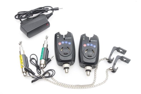 Shakespeare cyprihunt rechargeable bite alarm kit set van 2 ...