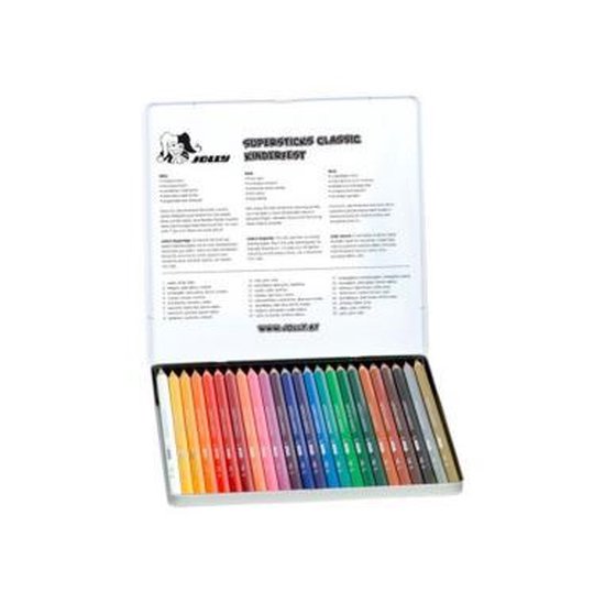 Jolly Supersticks Classic kleurpotloden 24 stuks | bol.com Jolly Supersticks Classic kleurpotloden 24 stuks | bol.com