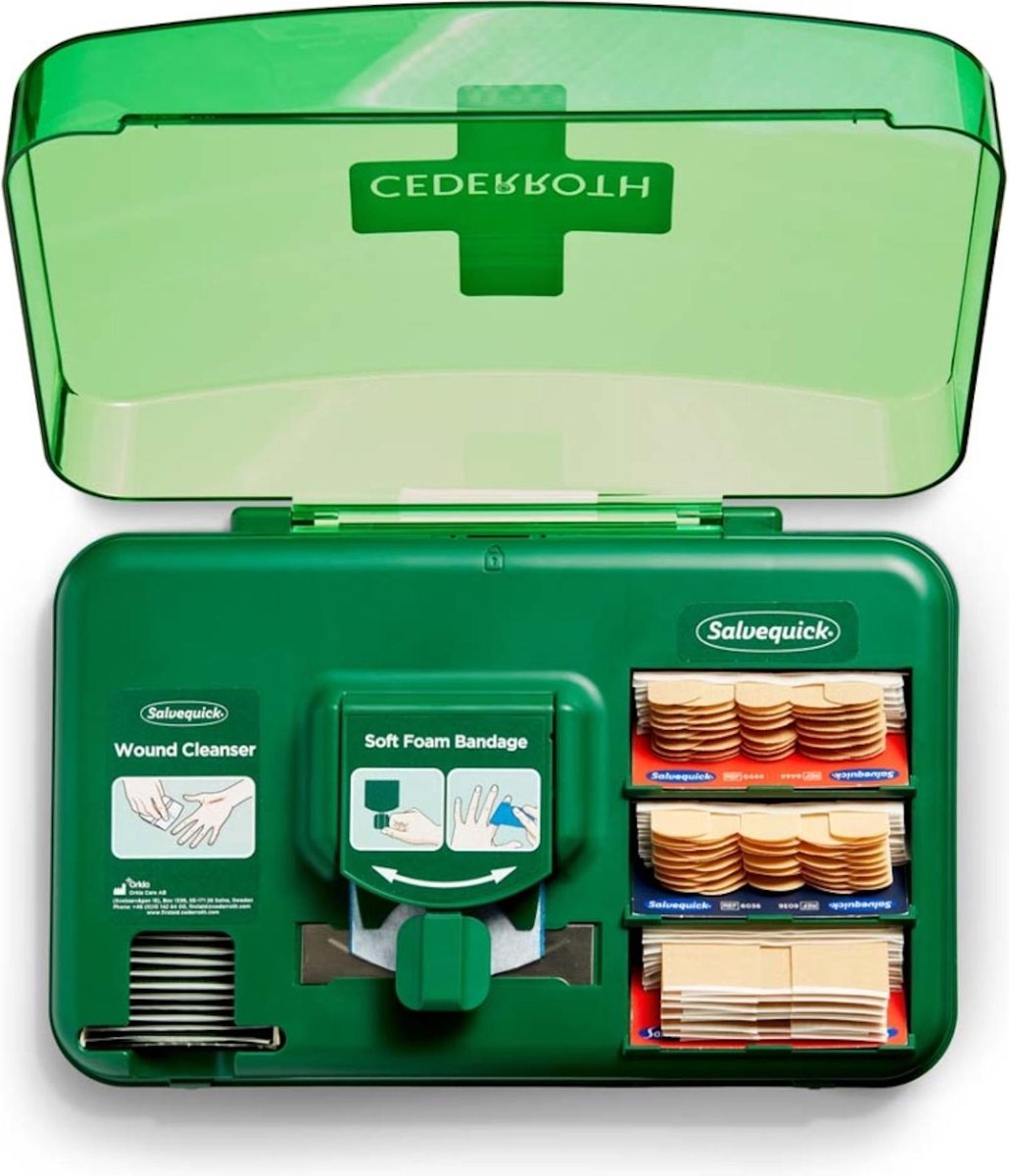 Cederroth - Wound care Dispenser - Wondbehandeling - station met ...