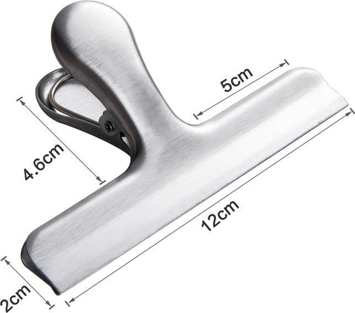 Knijpers en Klemmen | Klem XL RVS | 12 x 6.6 cm. | bol.com