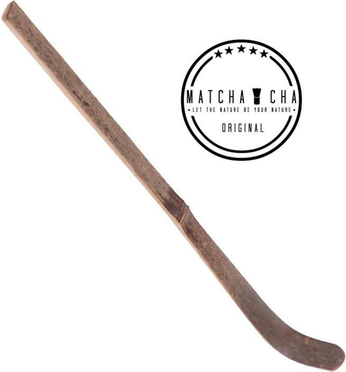 Matchacha - Matcha Bamboe lepel - Chashaku / Scoop - Donkere kleur ...
