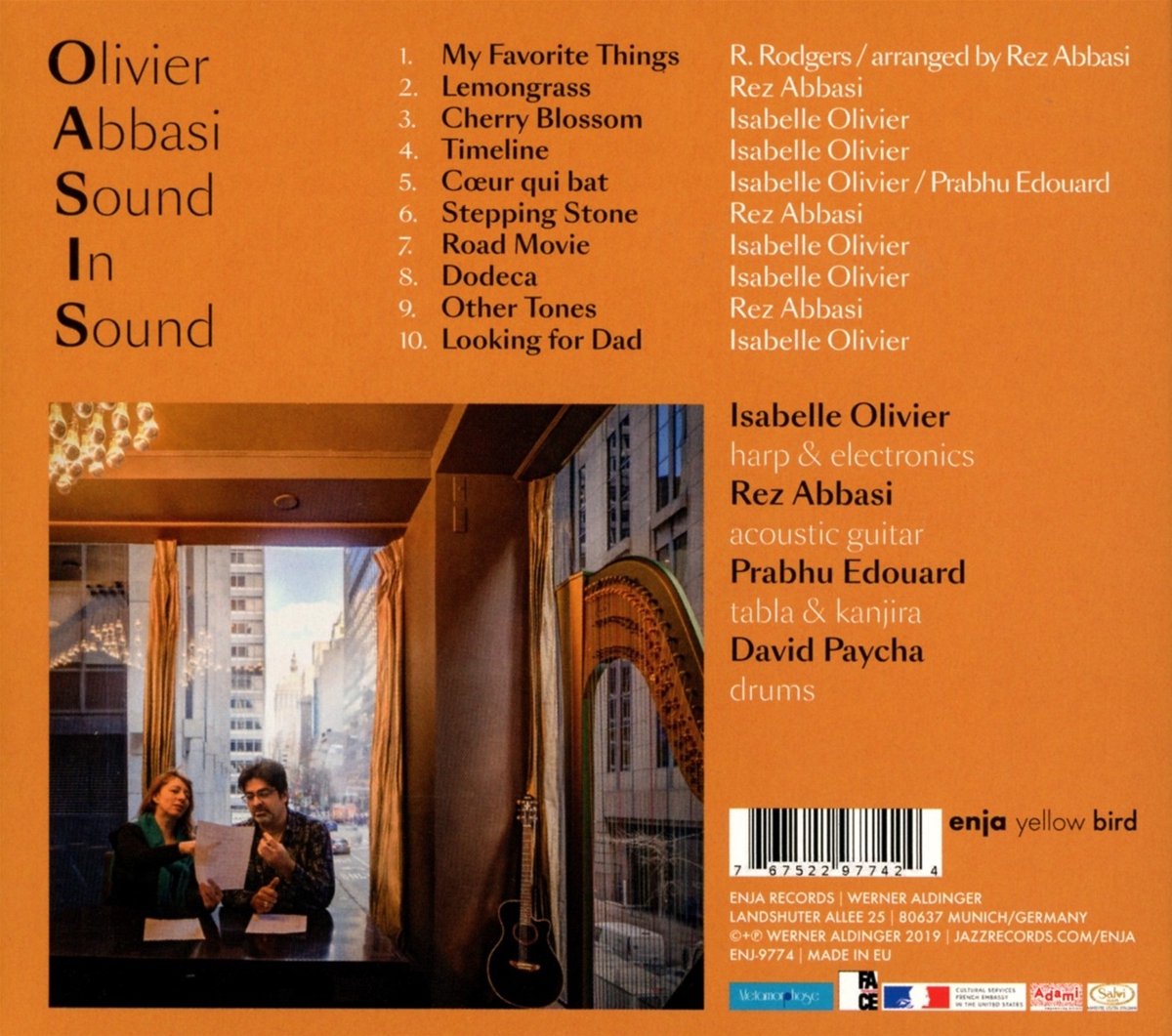 Isabelle Olivier & Rez Abbasi - O.A.S.I.S (CD), Isabelle Olivier ...