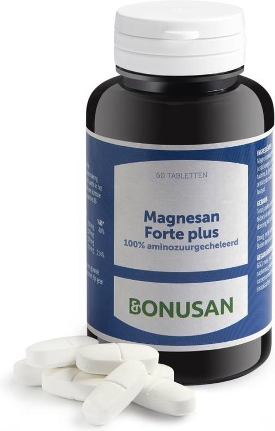 Bonusan Magnesan Forte Plus Gecoate (0772) tabl 60st | bol.com