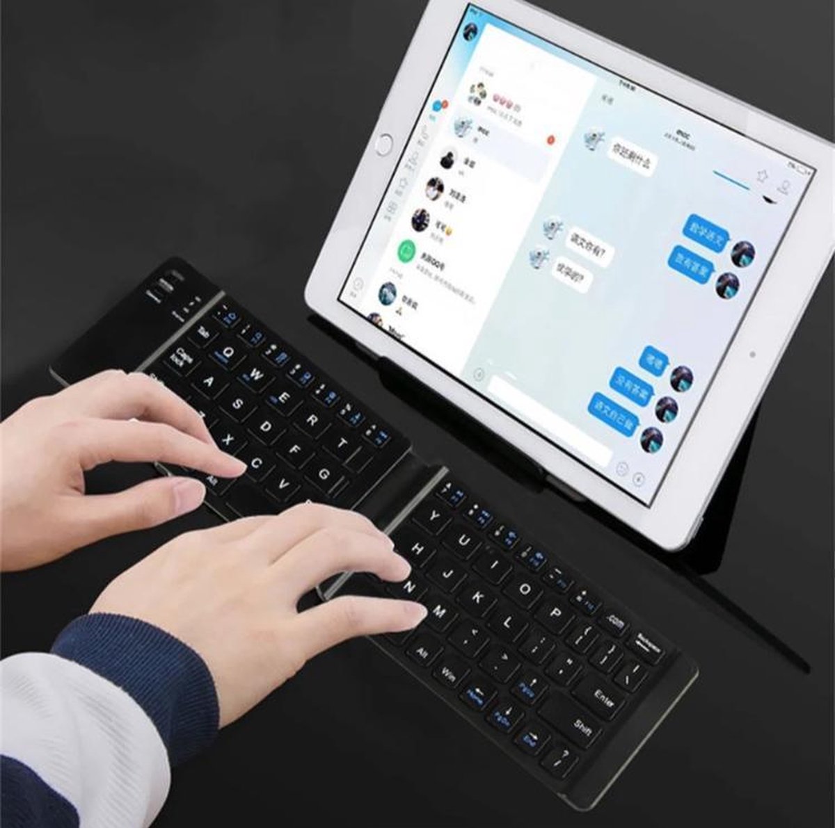 Opvouwbaar Toetsenbord met Bluetooth - Opvouwbaar - Draadloos - Compact ...