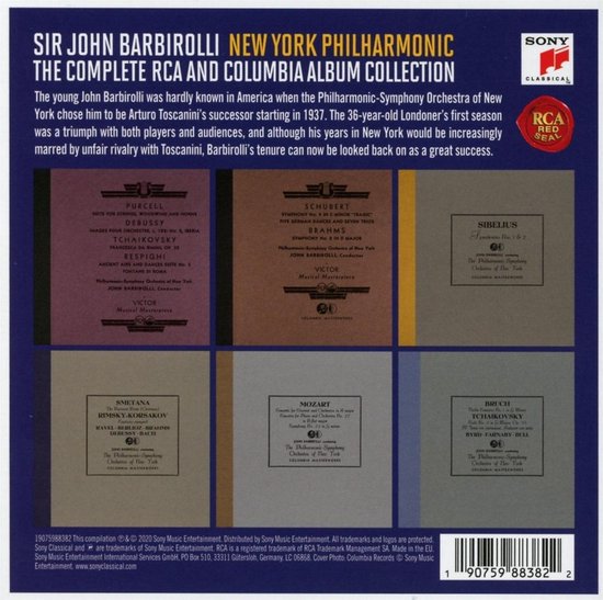 The Complete RCA And Columbia Collection, New York Philharmonic | CD ...