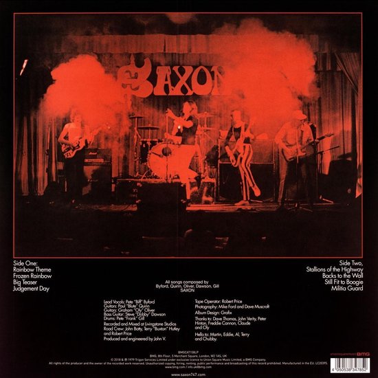 Saxon - Saxon (LP) (Coloured Vinyl) (Limited Edition), Saxon | Muziek | bol