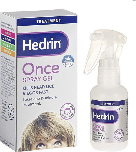 HEDRIN ONCE SPRAY GEL 60ML | bol.com