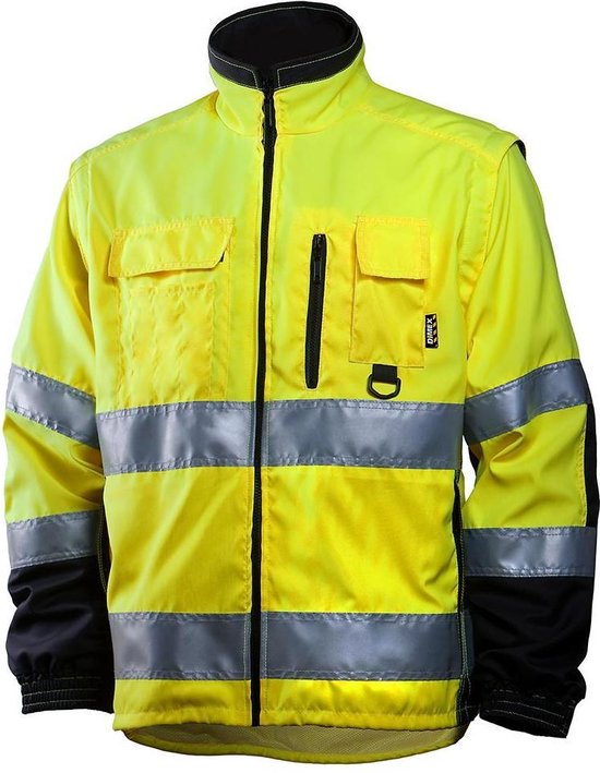Dimex hi-vis (summer) 684 Jacket with removable sleeves | bol.com