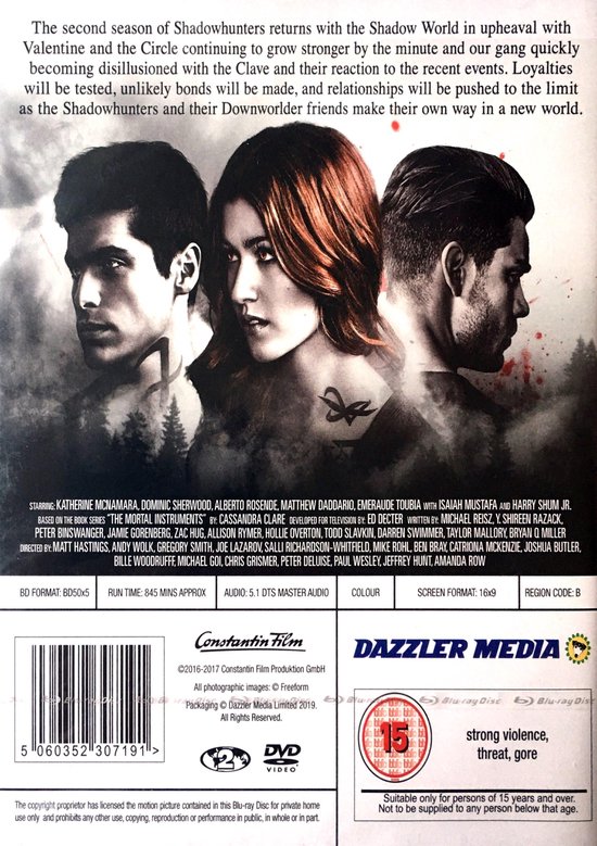 Shadowhunters Season 2 [Blu-ray] (Blu-ray) | Dvd's | bol.com