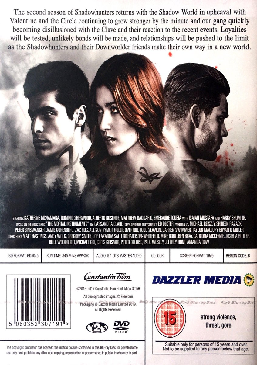 Shadowhunters Season 2 [Blu-ray] (Blu-ray) | Dvd's | bol.com