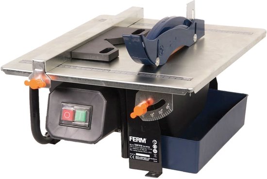 FERM - TCM1010 - Tegelzaagmachine - 600W - Met waterkoeling - 180mm ...