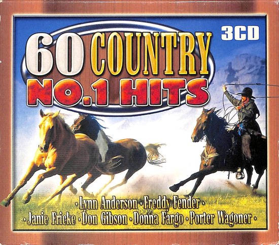 60 Country No.1 Hits, various artists | Muziek | bol