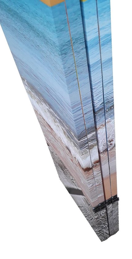 Kamerscherm Canvas vouwscherm Paravent Steiger aan Zee | bol