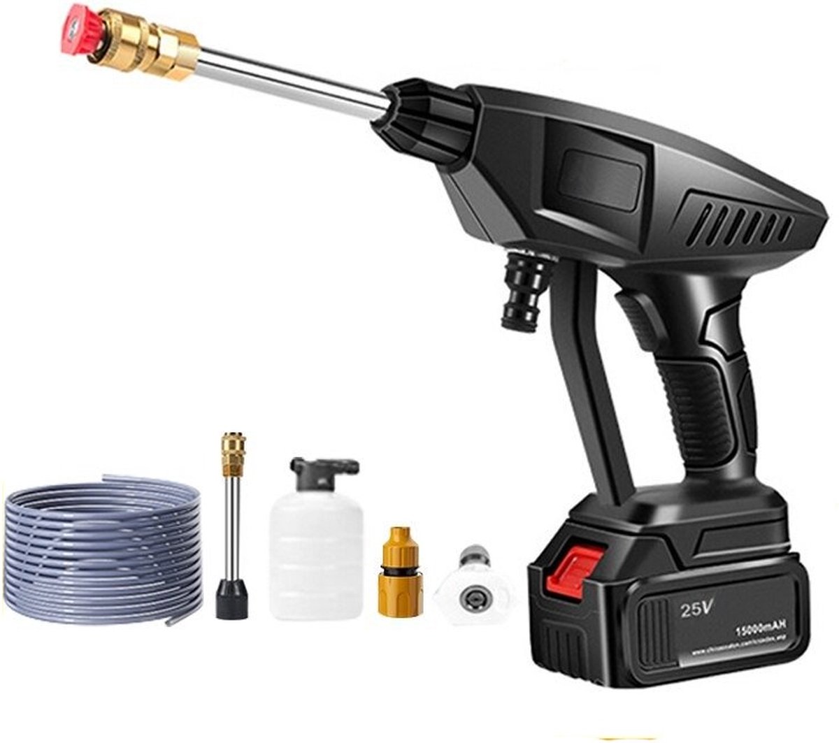 Amerce Hogedrukreiniger op Accu – High-pressure Cleaner - Verstelbaar ...