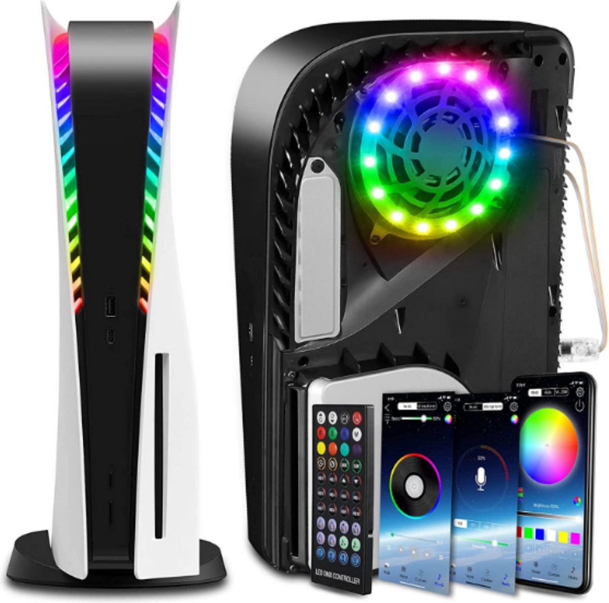 STEN - PS5 LED Strip - Inclusief App En Afstandsbediening - Reageert Op ...