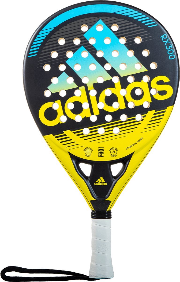 Adidas RX300 Padel Racket + Rugzak en Head Pro ballen | bol.com