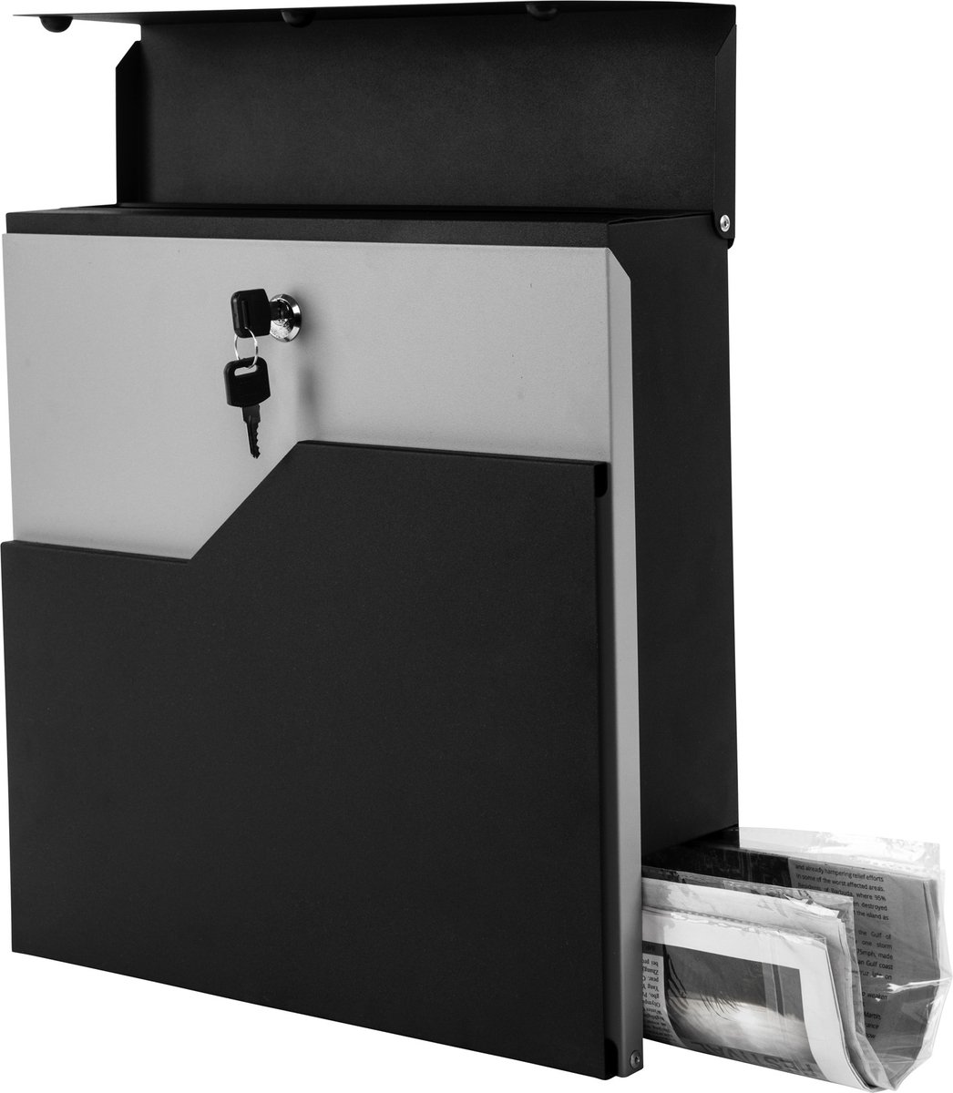 AREBOS Modern Design Brievenbus Muur Brievenbus Brievenbus Krantenvak ...