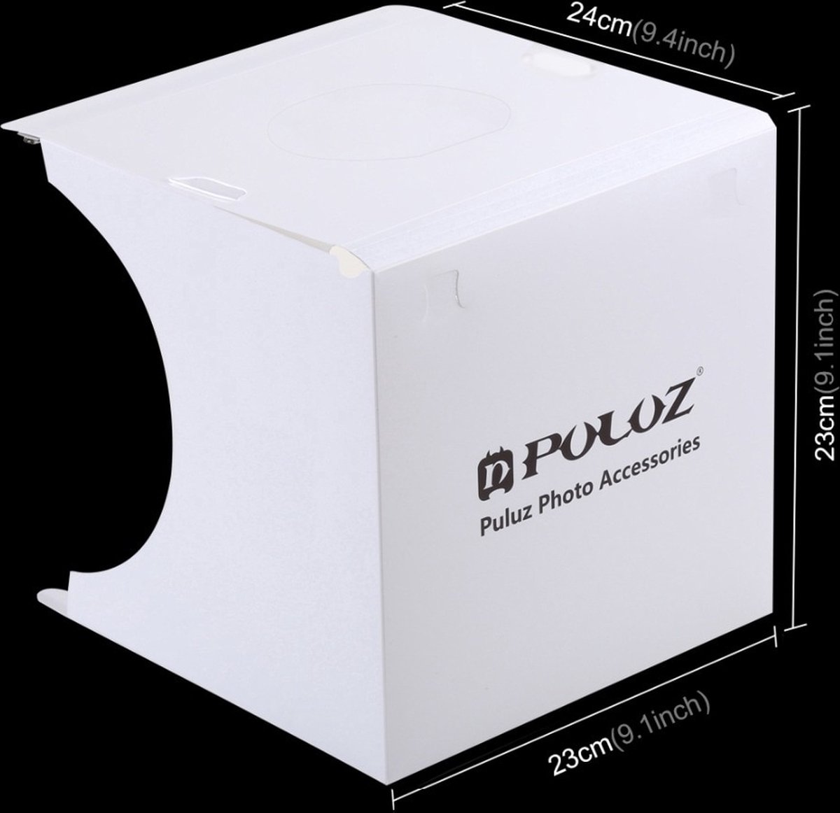 PULUZ - 20cm - Mini Photo Light Studio - LED Box | bol.com