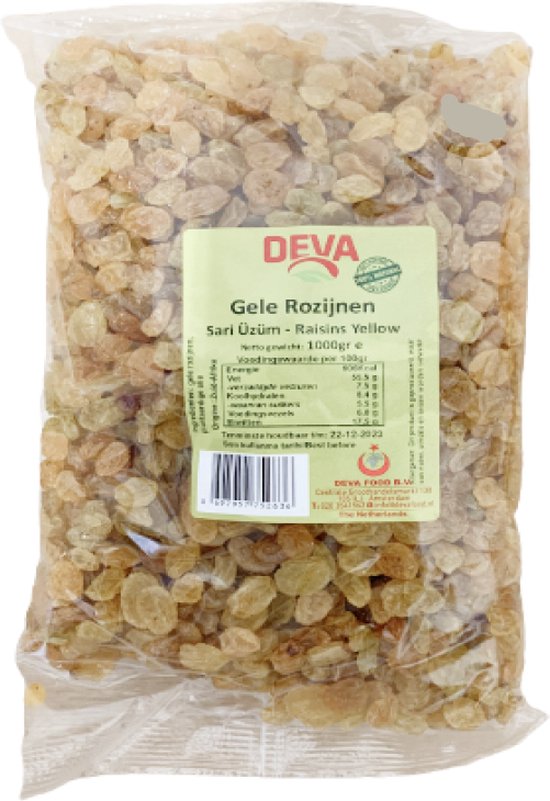 Deva Gele rozijnen - 2 x 1000g | bol.com