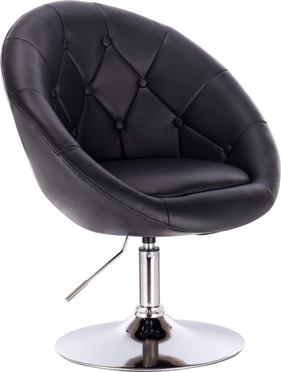 Manzibo Luxe Stoel - Leren Fauteuil - Stoel - Luxe Eetkamerstoel - Leer ...