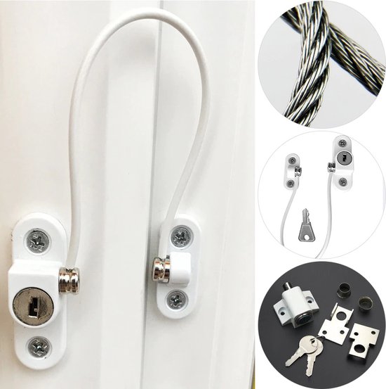 WiseGoods Premium Raamslot - Raamsluiting - Wonen - Kinderslot Raam ...