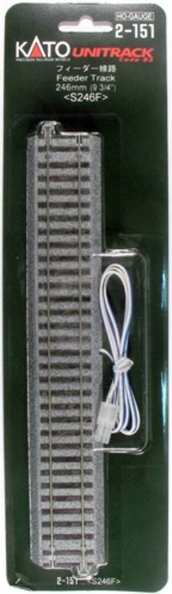 H0 Kato Unitrack 2-151 Aansluitrails 246 mm 1 stuk(s) | bol.com