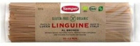 Semper Glutenvrij Pasta Linguini Bio 300 gr | bol
