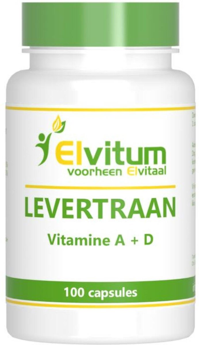 Elvitaal Levertraan 100 cap | bol.com
