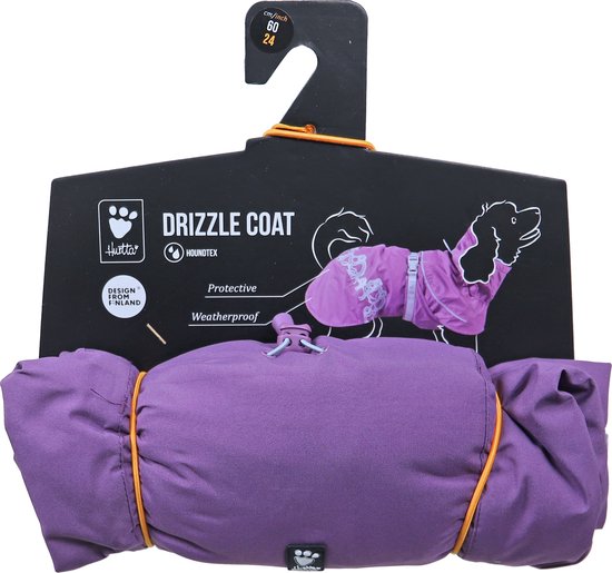 Hurtta Drizzle Coat currant, 60 cm. 933219 | bol.com