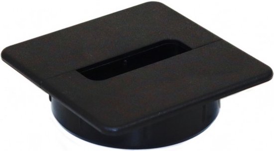Eleganca kabeldoorvoer – kabelgat voor bureau – kabeldoorvoer zwart ...