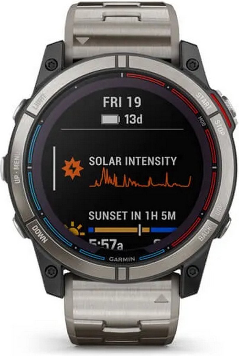 Garmin - Smartwatch - Unisex - Quatix® 7X Sapphire Solar Titan - 010 ...