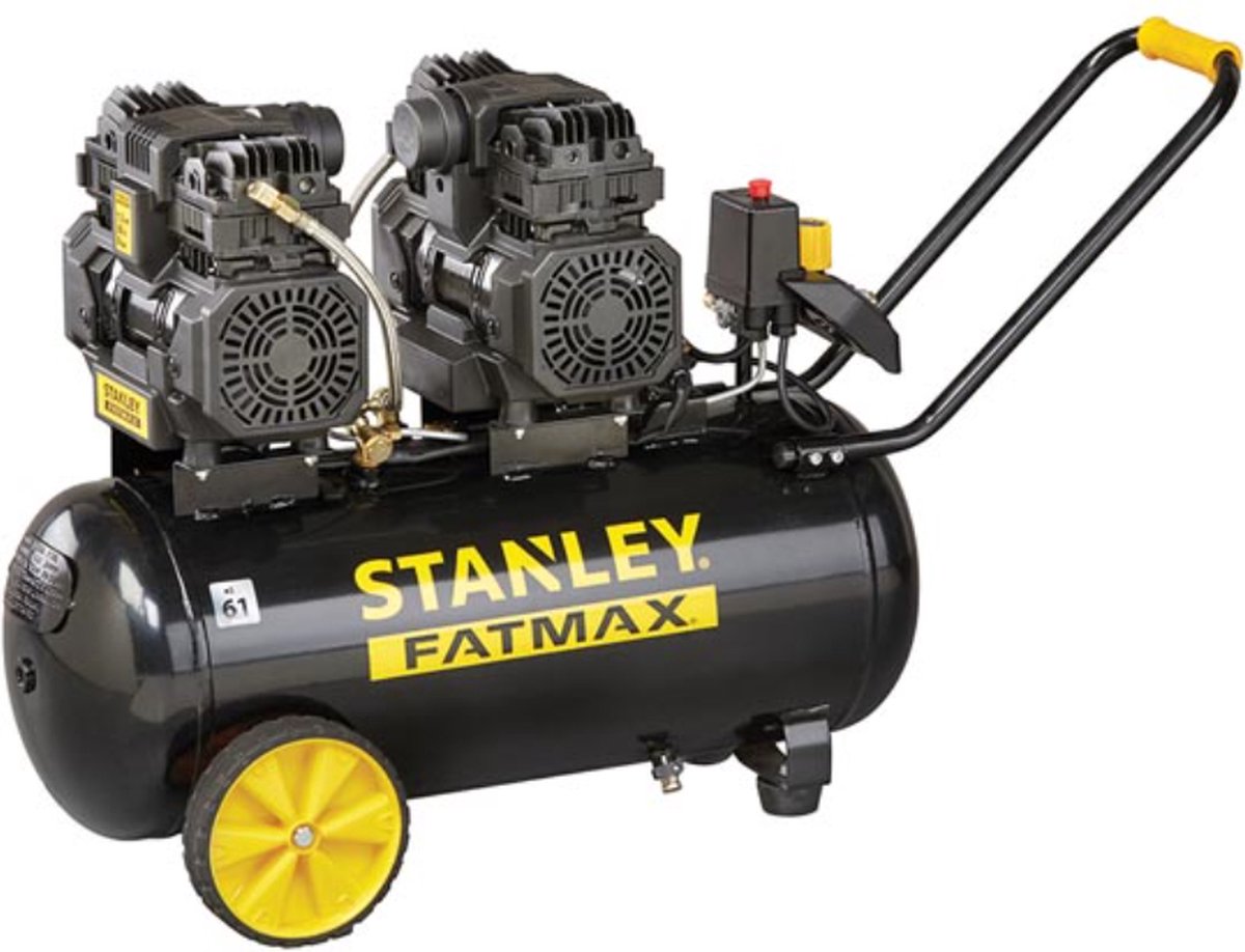 STANLEY Professionele Compressor - Zonder Olie - Horizontaal - Low ...