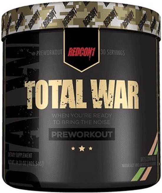 Redcon1 Total War Pre-Workout Strawberry-Kiwi Flavour | bol.com