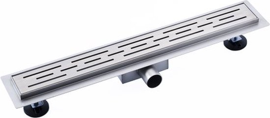 Douchegoot 80 cm – incl. rooster en flens - uitneembare haarfilter en ...